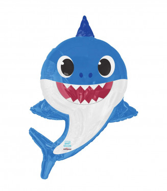 Pallone mylar Baby Shark Papa (28 pollici/72 cm)